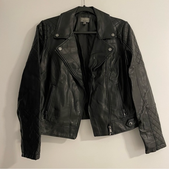 Oasis | Jackets & Coats | Oasis Faux Leather Jacket | Poshmark